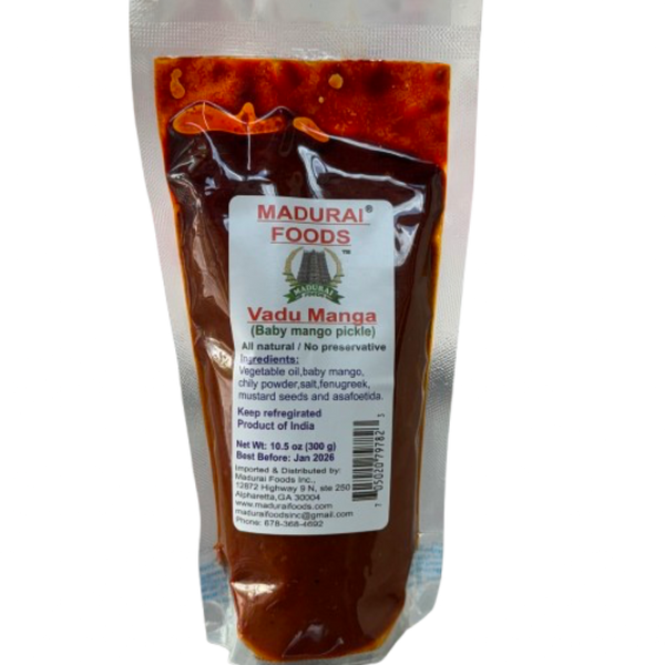 Mavadu (Vadu manga / Baby mango pickle) - 300g – Madurai Foods