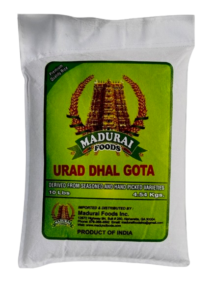 Urad gota/Urad whole white-10 Lbs. – Madurai Foods