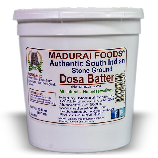 Dosa Batter-Fresh and Home Made-online Indian Groceries: Madurai Foods