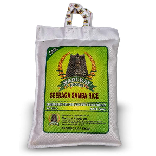 Seeraga samba rice 10Lb-online Indian Groceries: Madurai Foods
